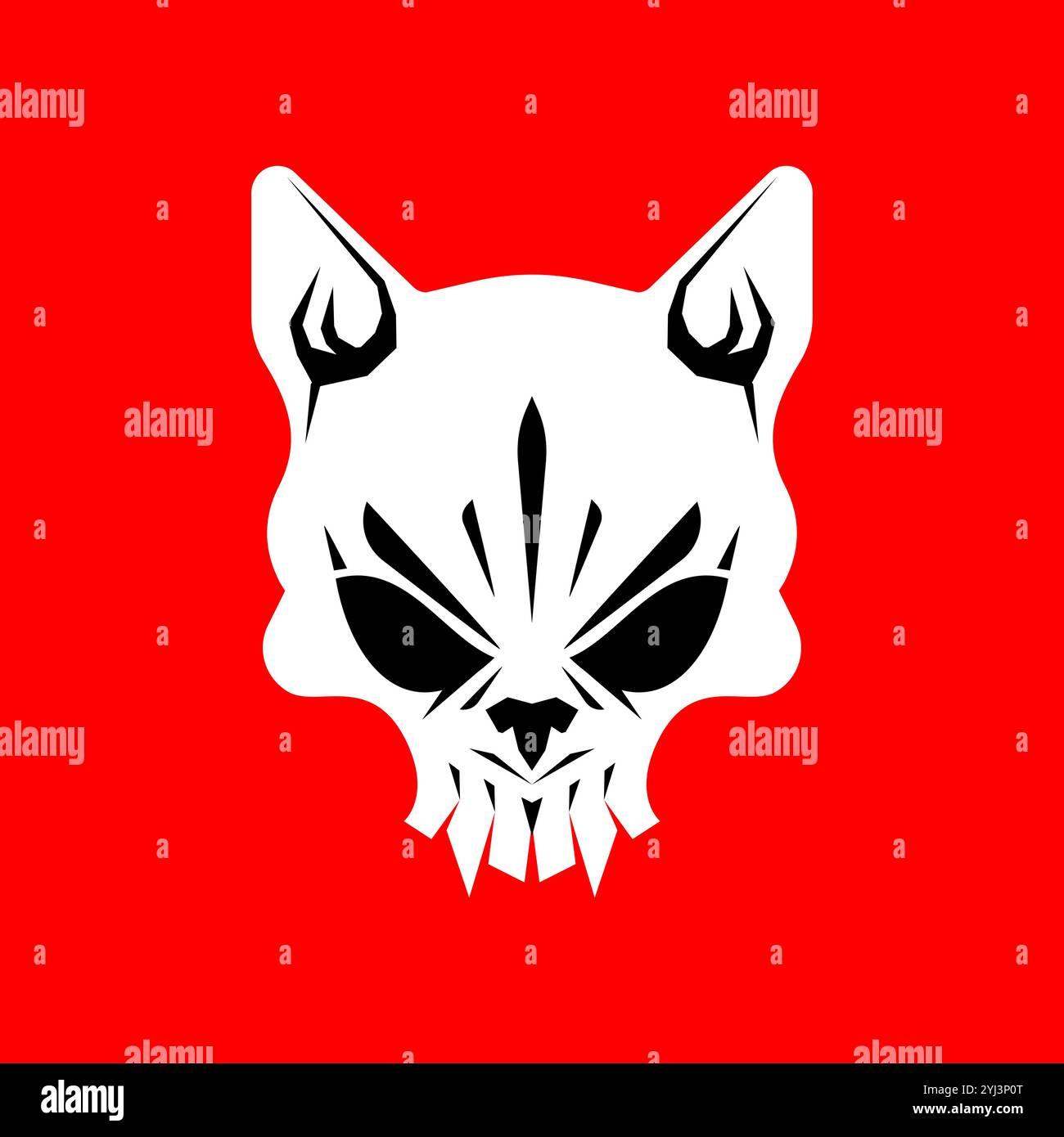 Anatomie du chat squelette Banque d'images vectorielles - Alamy