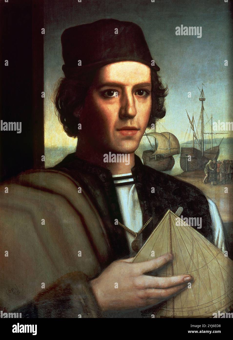 RETRATO IDEAL DE VICENTE YANEZ PINZON - CAPITAN DE LA CARABELA LA NIÑA ...