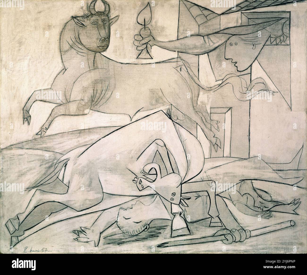 Croquis de guernica picasso Banque de photographies et d’images à haute résolution - Alamy