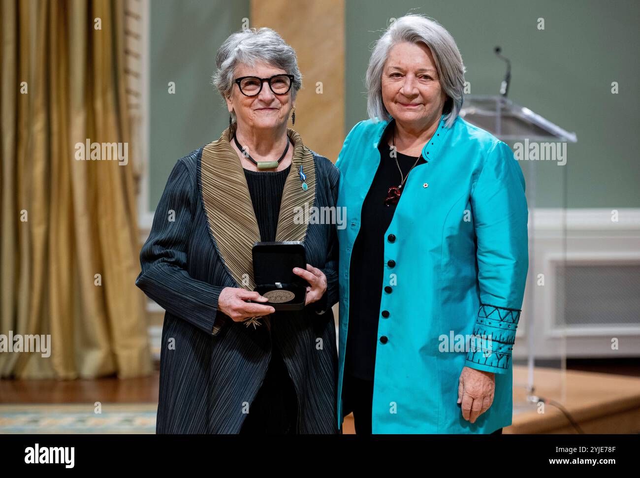 Ottawa, Canada. 14 novembre 2024. La gouverneure générale Mary Simon, à ...