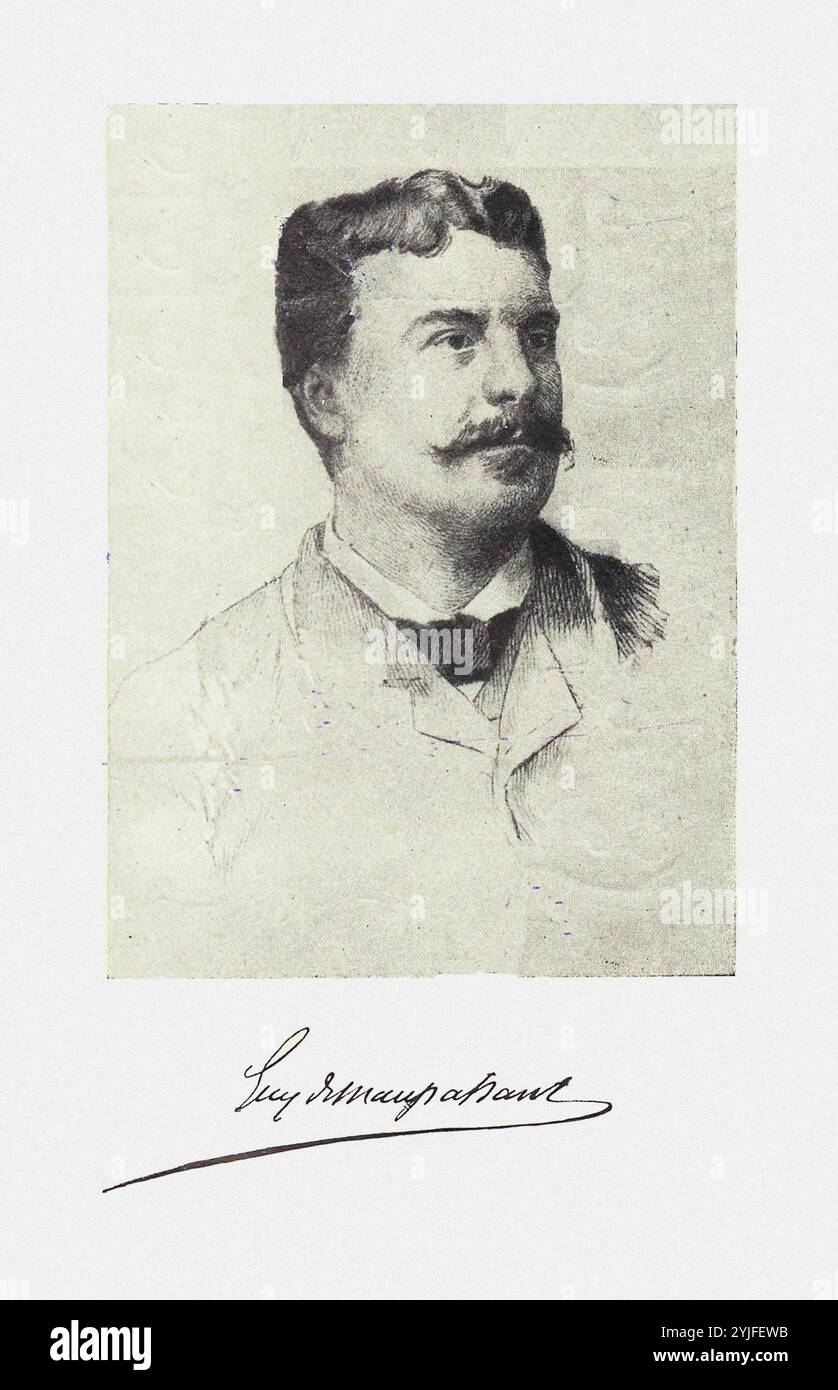 Guy de maupassant portrait Banque de photographies et d’images à haute ...