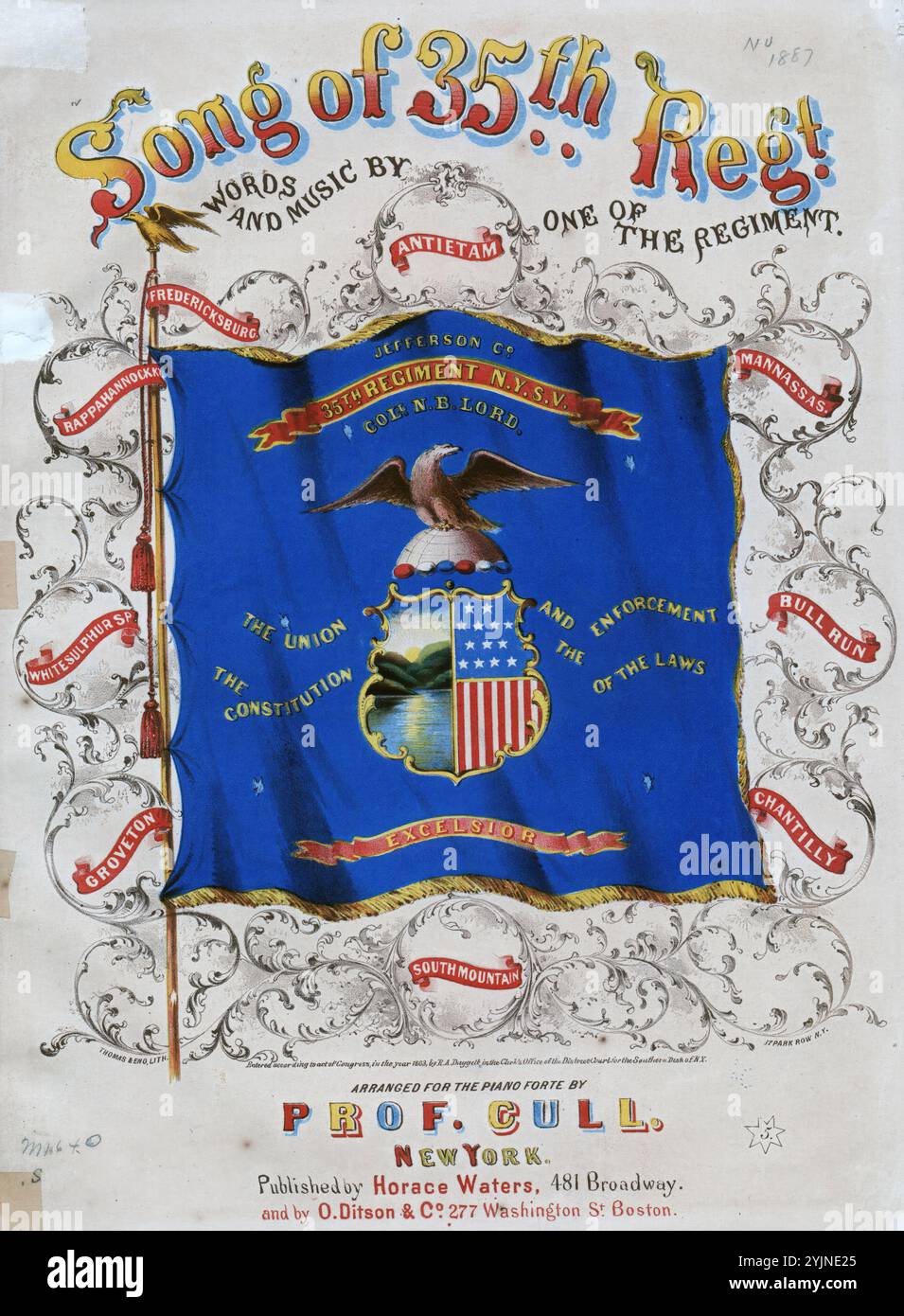 états unis armée régiment d'infanterie de new york Banque de ...