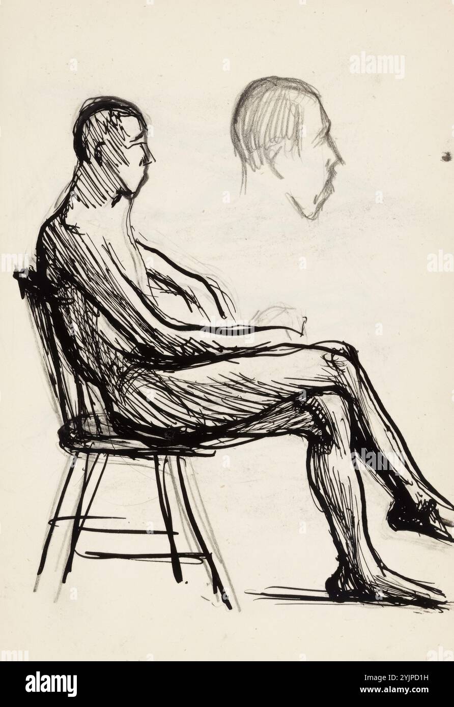 Enckell, Magnus, Carnet de croquis, dessin, Enckell, Magnus, Knut ...