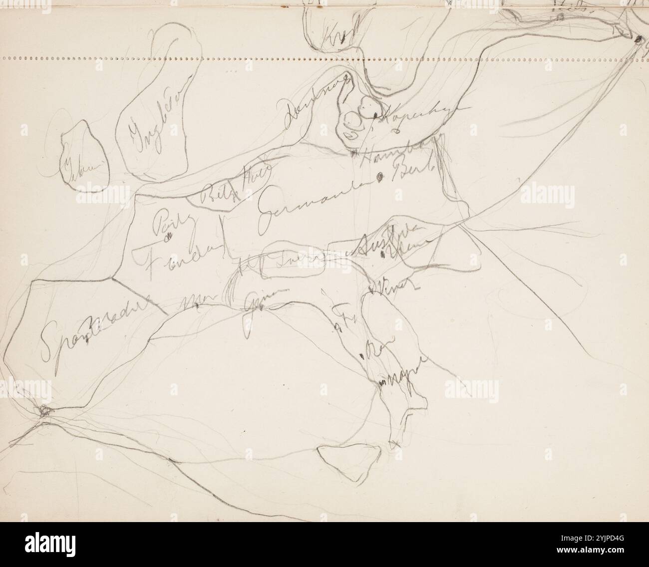 Enckell, Magnus, Carnet de croquis, dessin, Enckell, Magnus, Knut ...