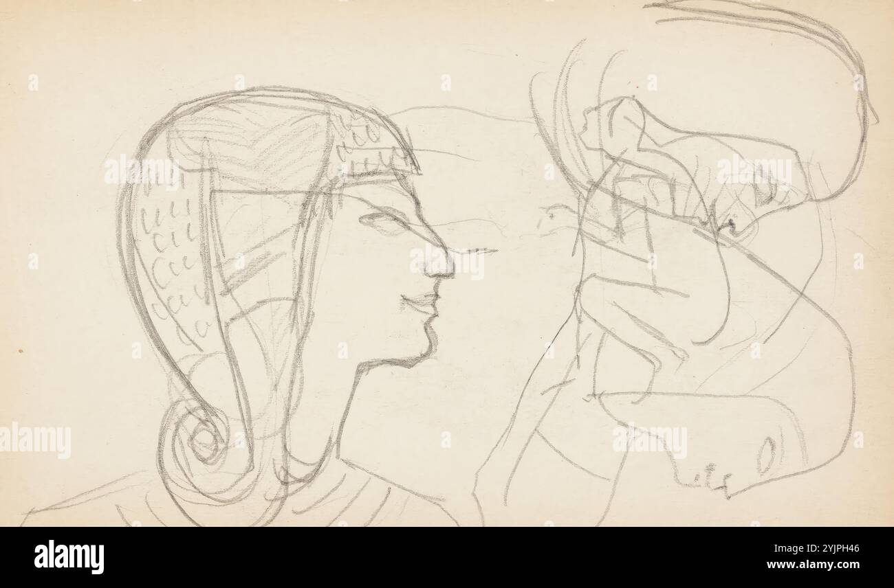 Enckell, Magnus, Carnet de croquis, dessin, Enckell, Magnus, Knut ...