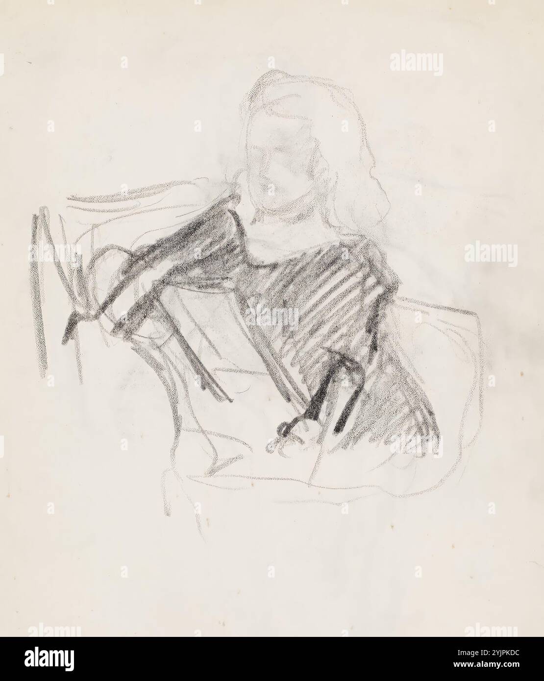 Enckell, Magnus, travail, Livre de croquis, 1910-1911, dessin, 34 cm x ...