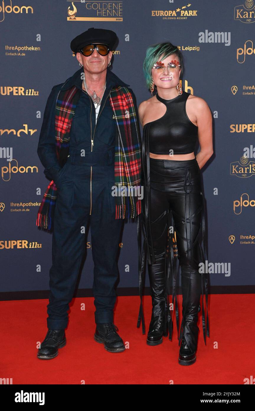 Pascal Kravetz und Charly Klauser BEI der 30. Verleihung der Goldenen Henne 2024 im Studio 3 der ...