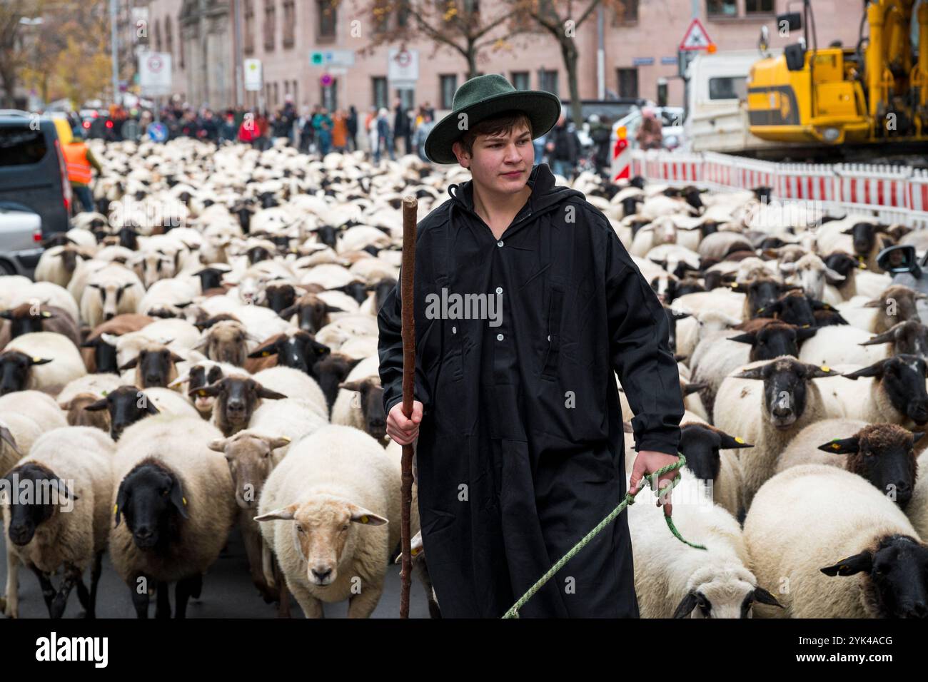 Nuremberg, Allemagne. 17 novembre 2024. Tim Gackstatter conduit environ ...