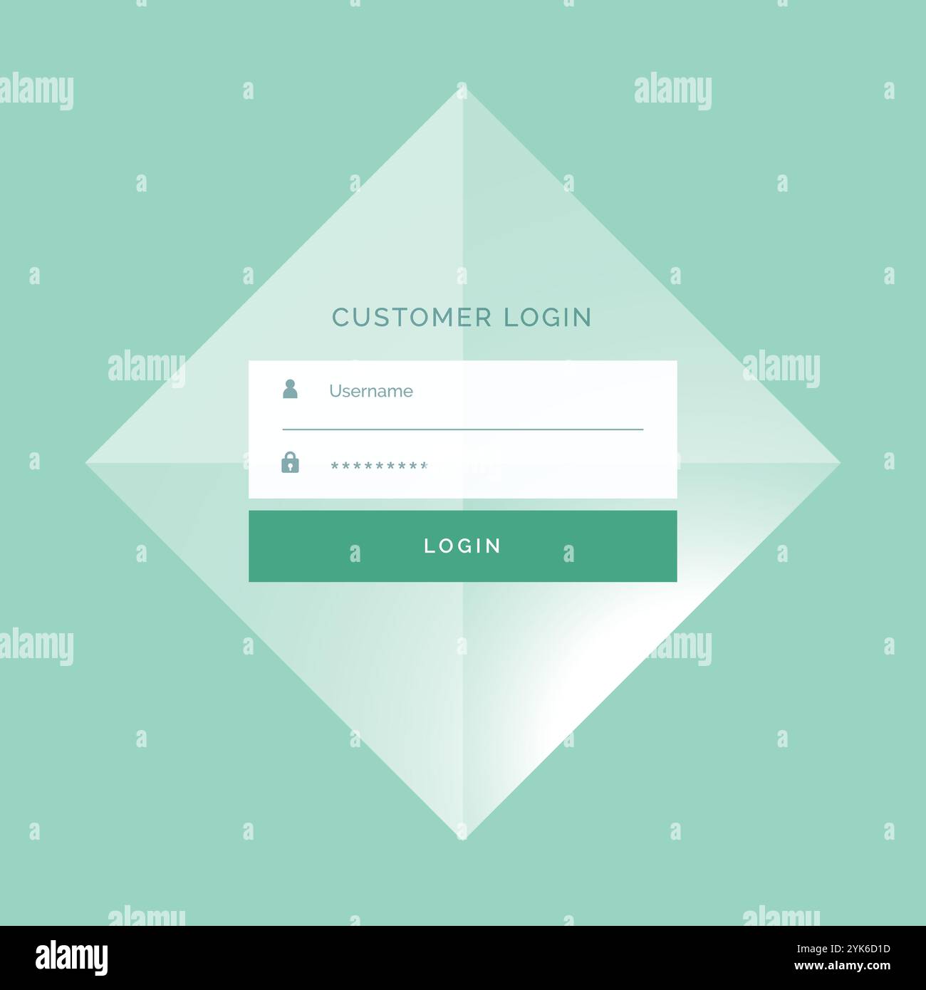 Creative login form ui template Banque d'images vectorielles - Page 2 ...