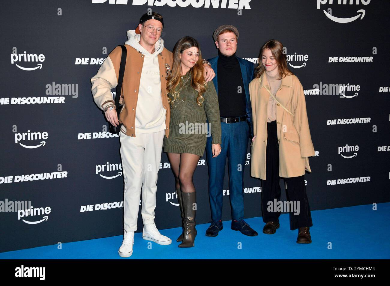 Vincent Krüger, Lisa Mathieu, Leon Seidel und Gast BEI der Release Party zur Amazon Prime Video ...