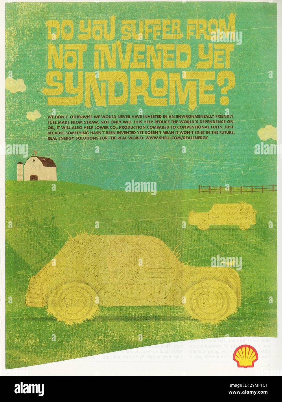 2008 publicité sur les carburants écologiques Shell Oil Photo Stock - Alamy