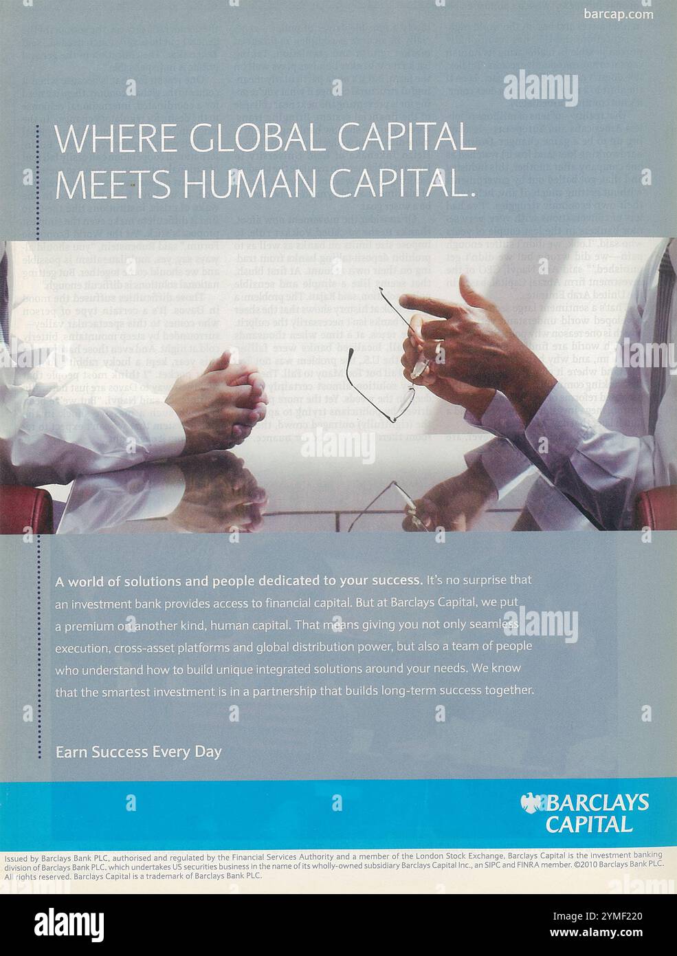 2010 Barclays Capital ad Photo Stock - Alamy