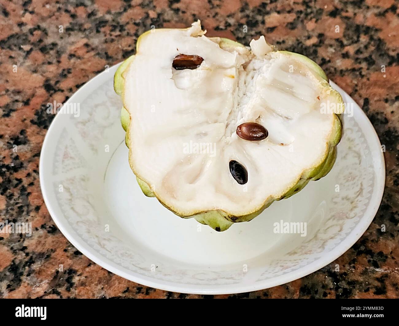 Sweetsop, pomme à sucre ou Annona squamosa, fruits comestibles appelés ...