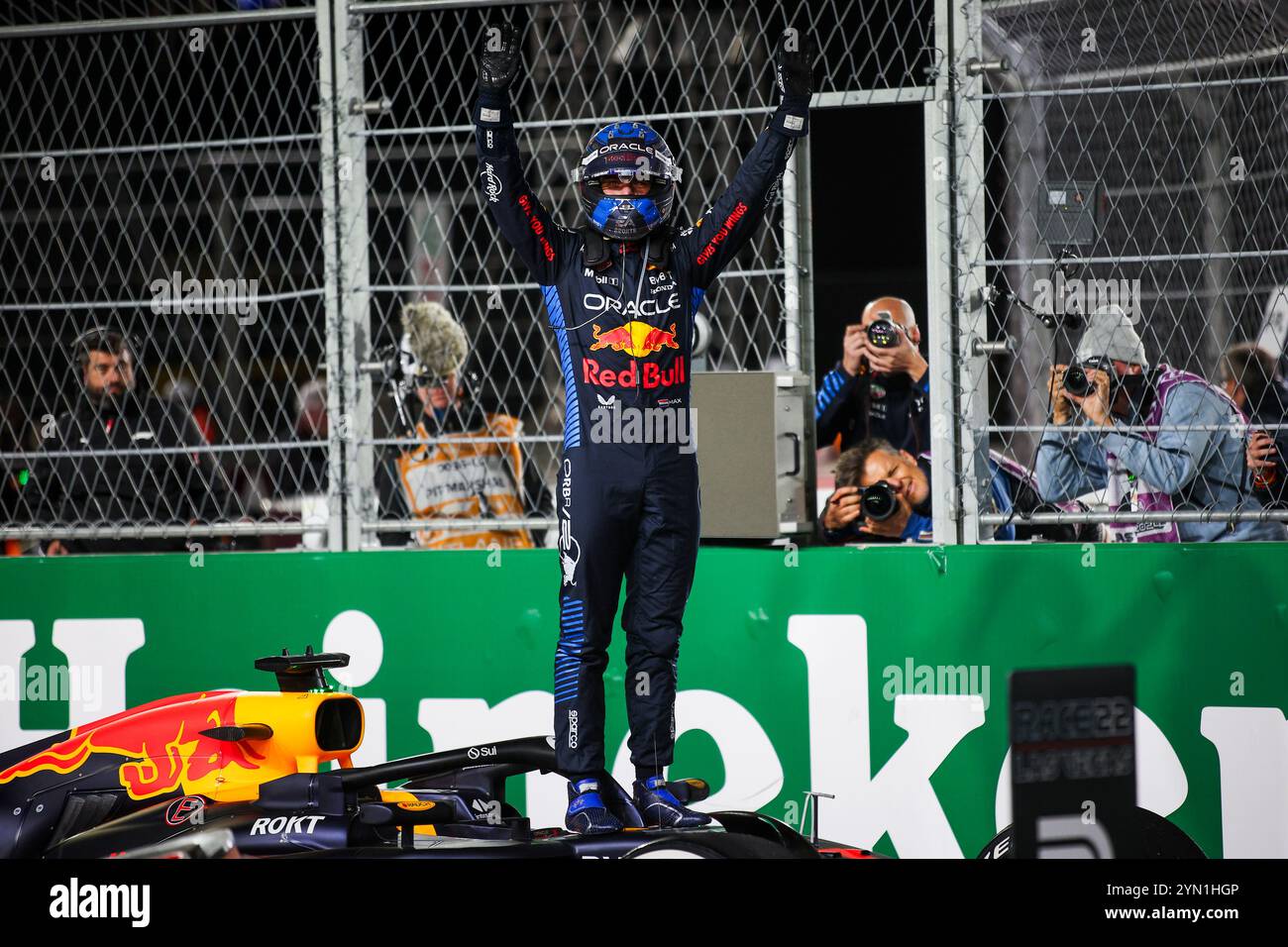 Las Vegas, Etats-Unis. 24 novembre 2024. VERSTAPPEN Max (Ned), Red Bull Racing RB20, portrait ...