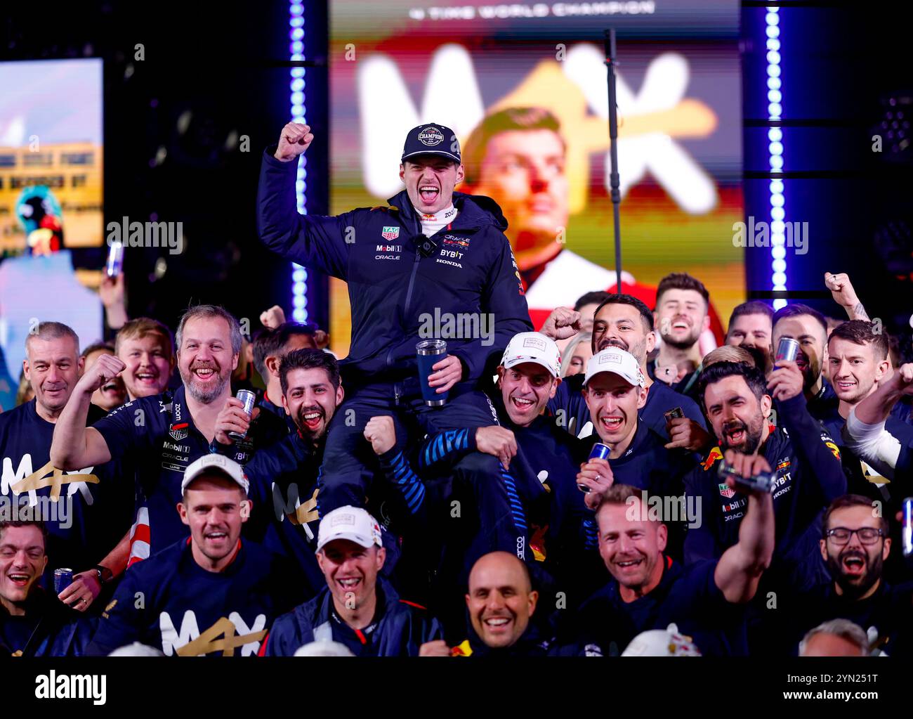 VERSTAPPEN Max (Ned), Red Bull Racing RB20, portrait du Championnat du monde de formule 1 2024 ...