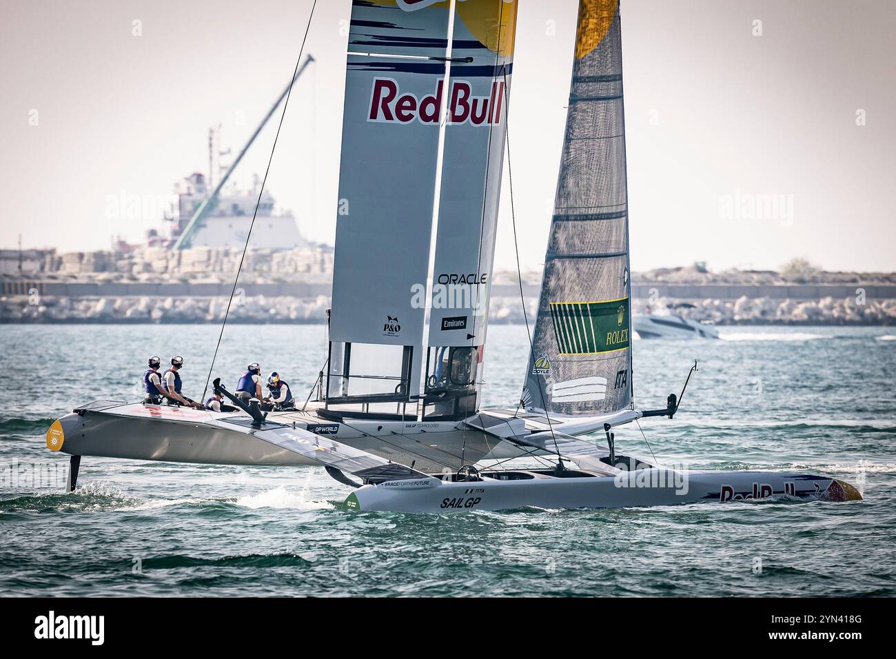 DUBAÏ, 24.11.2024 - RED BULL ITALIE SAILGP TEAM - Kyle Langford, Alex ...
