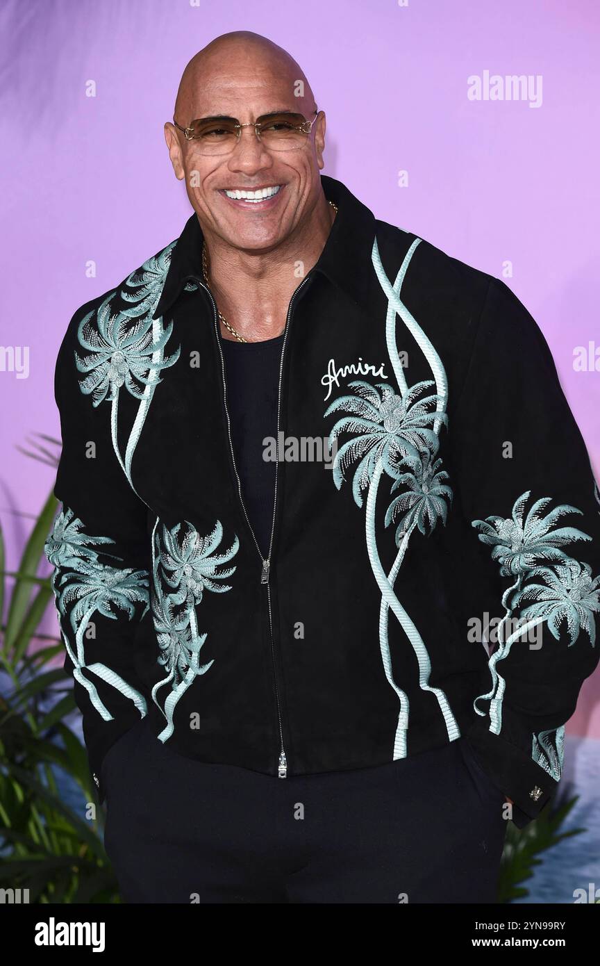 Dwayne Johnson BEI der Premiere des Animationsfilms Moana 2 / Vaiana 2 ...