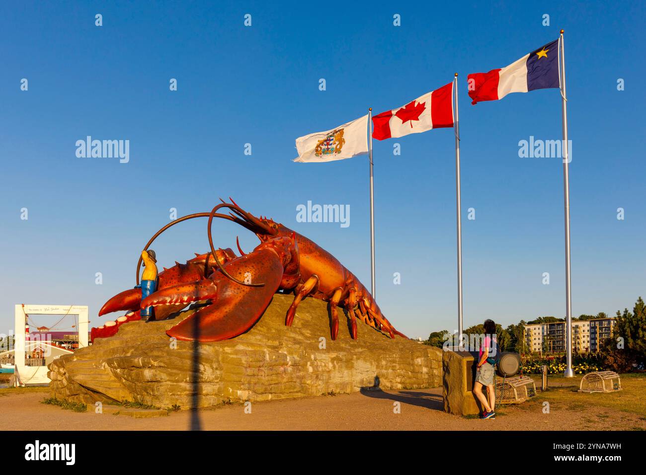 Canada, province du Nouveau-Brunswick, Shediac, le plus gros homard au ...
