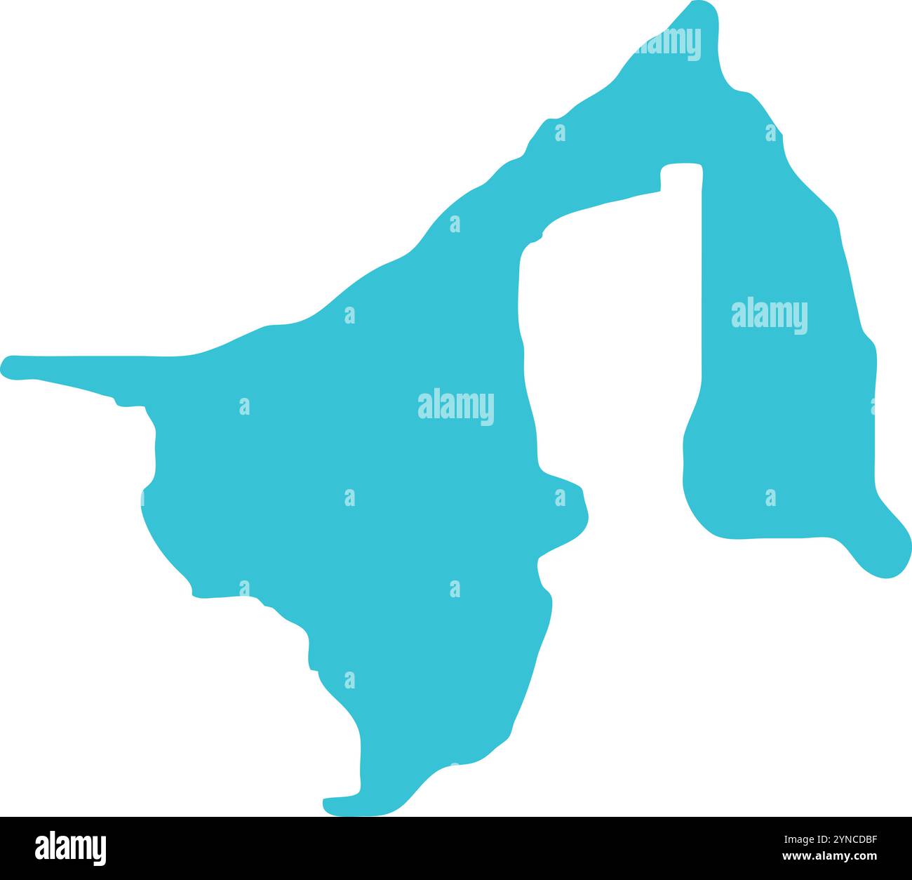 Brunei map Banque d'images vectorielles - Alamy