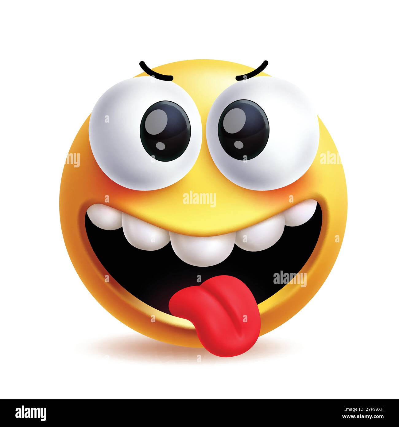 Personnage idiot Banque d'images vectorielles - Alamy