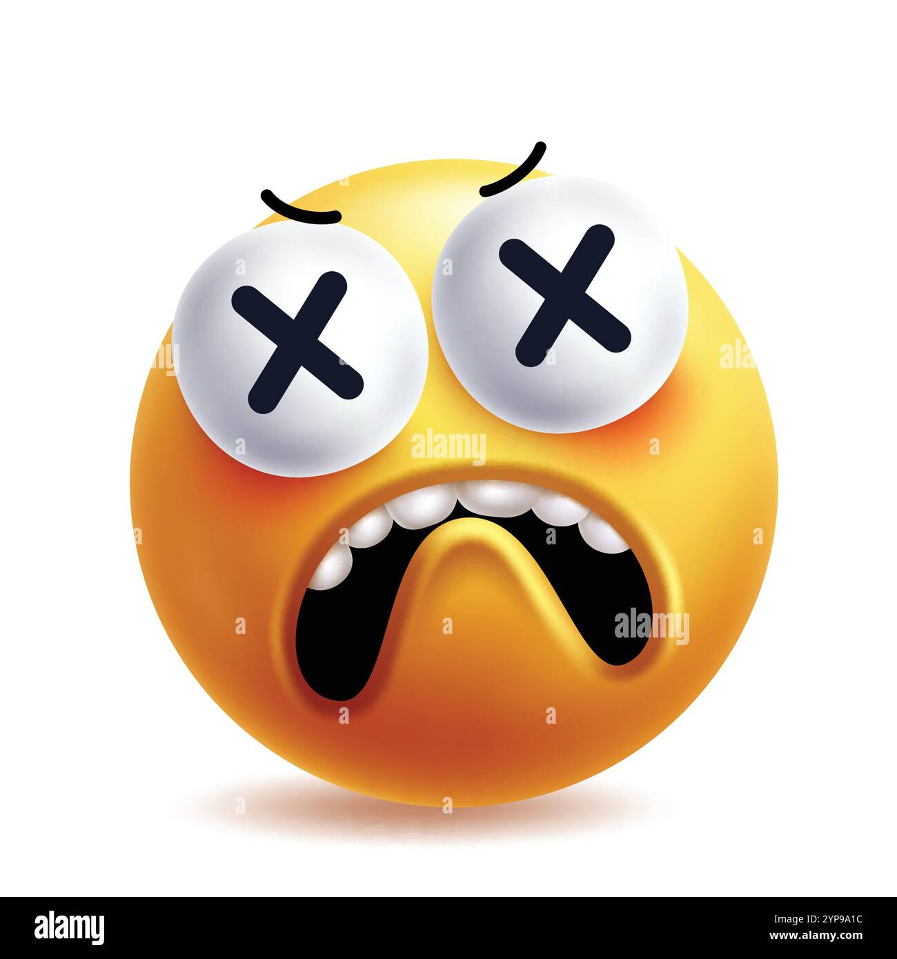 Emoji dead Banque d'images vectorielles - Alamy