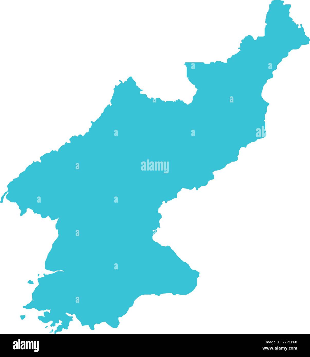 Ligne frontière corée Banque d'images vectorielles - Alamy