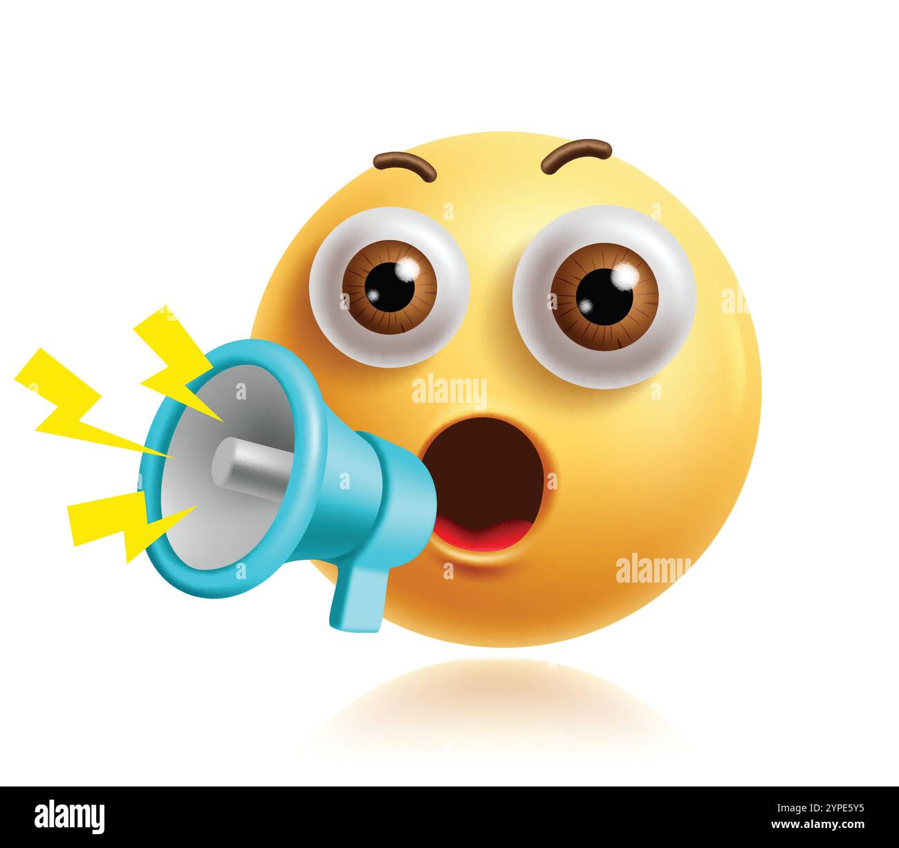 Smiley expression attention background Banque de photographies et d ...