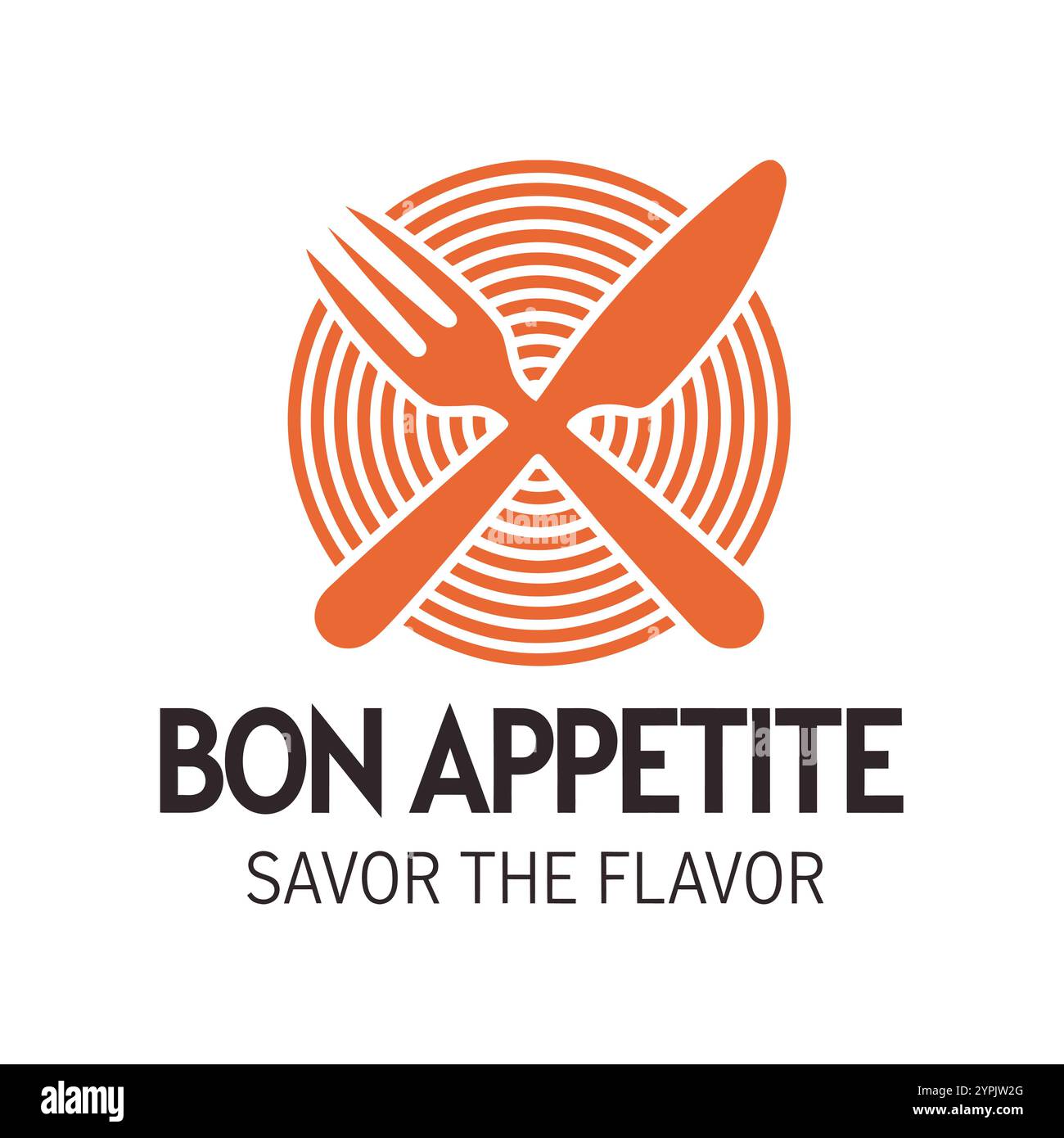 Design de logo alimentaire, logo de fourchette et de couteau, design de ...