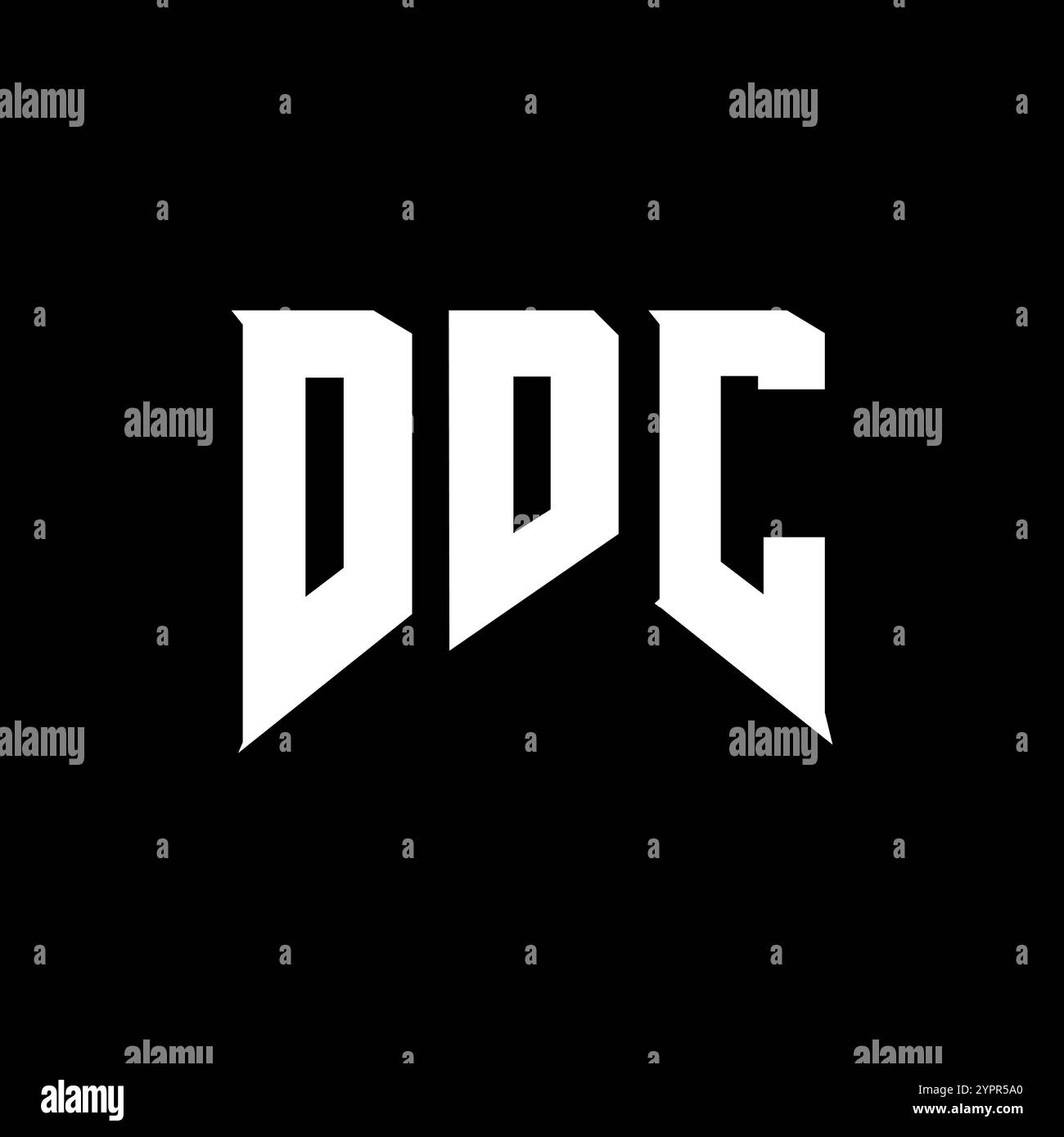 Conception de logo de lettre de DDC pour la société de technologie ...