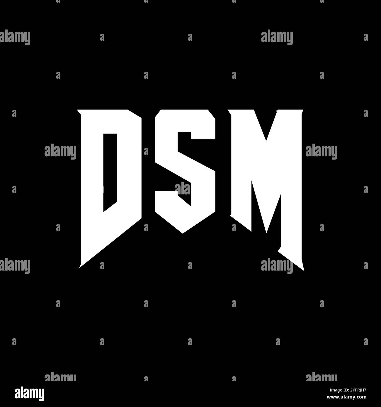 Conception de logo de lettre DSM pour la société de technologie ...