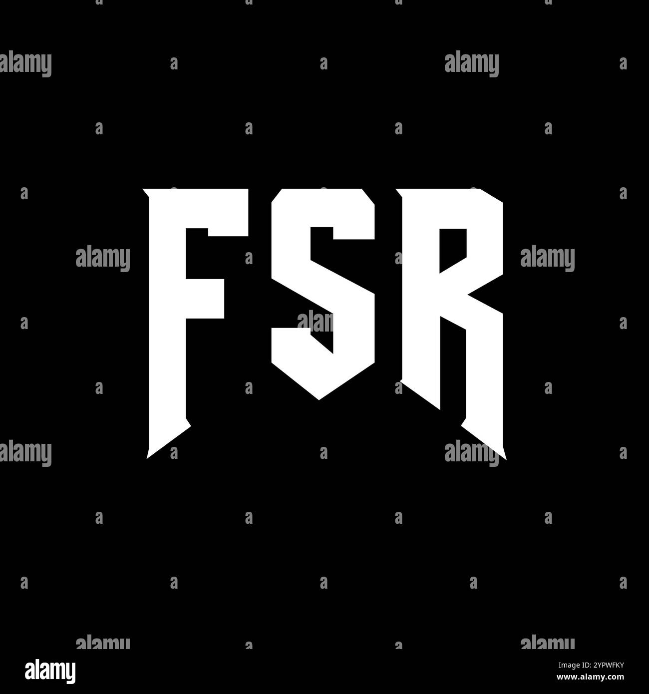 Conception de logo de lettre de FSR pour la société de technologie ...
