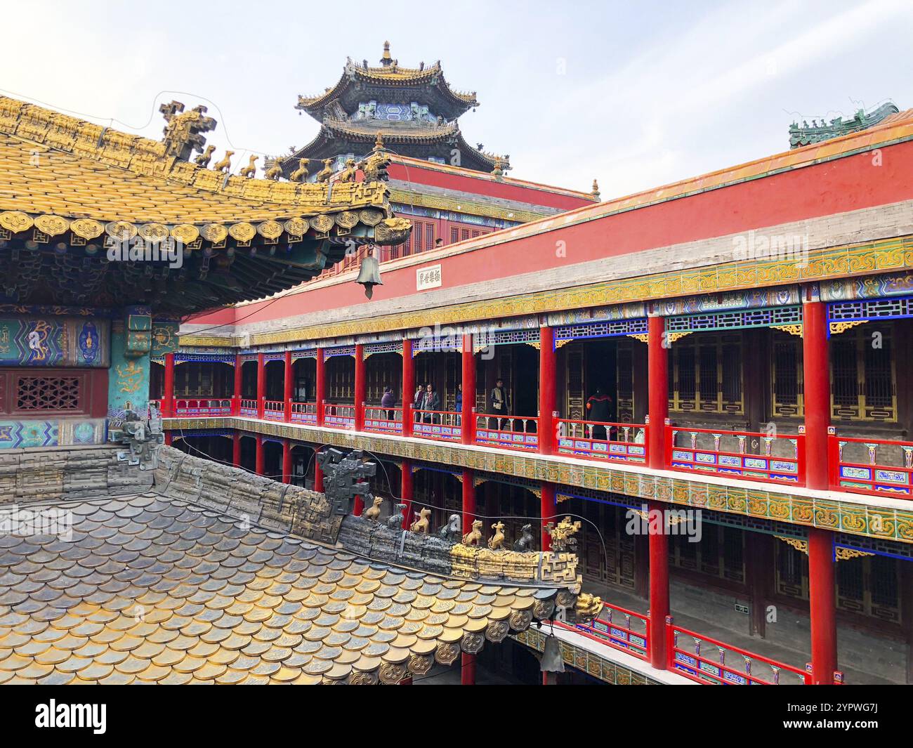 Le temple bouddhiste Putuo Zongcheng, l'un des huit temples extérieurs ...