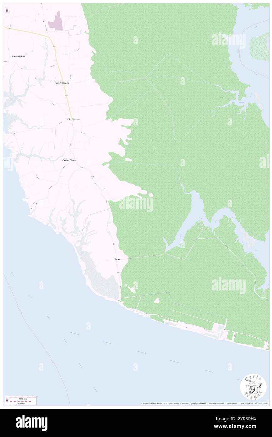 Canton de Shiloh, Comté de Camden, US, États-Unis, Caroline du Nord, n ...