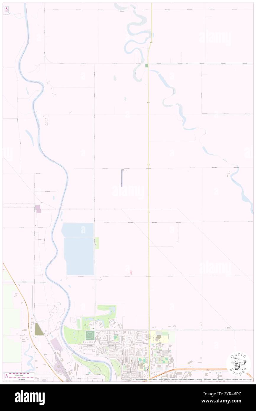 Grand forks carte du minnesota Banque de photographies et d’images à ...