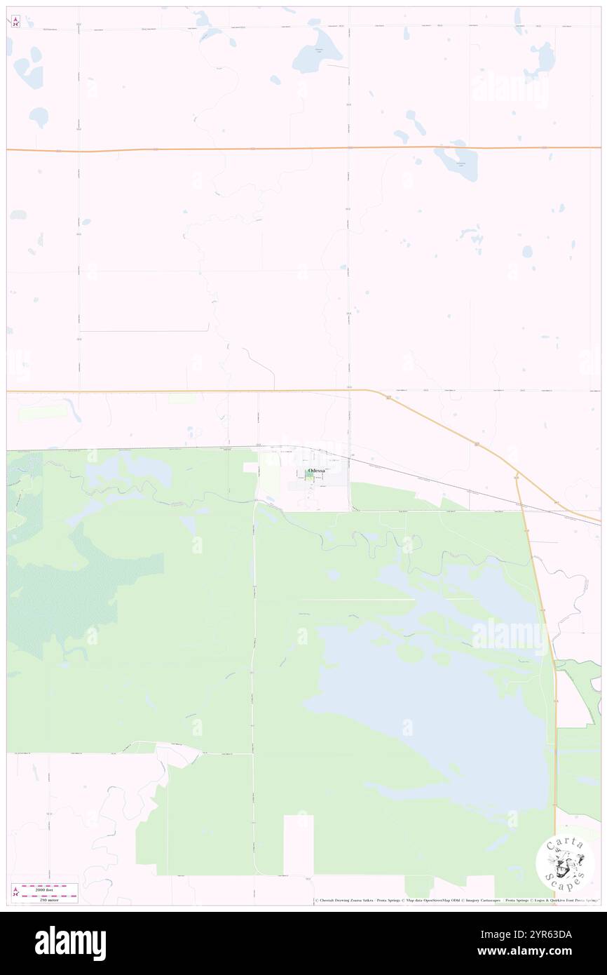 Carte du minnesota odessa Banque de photographies et d’images à haute ...