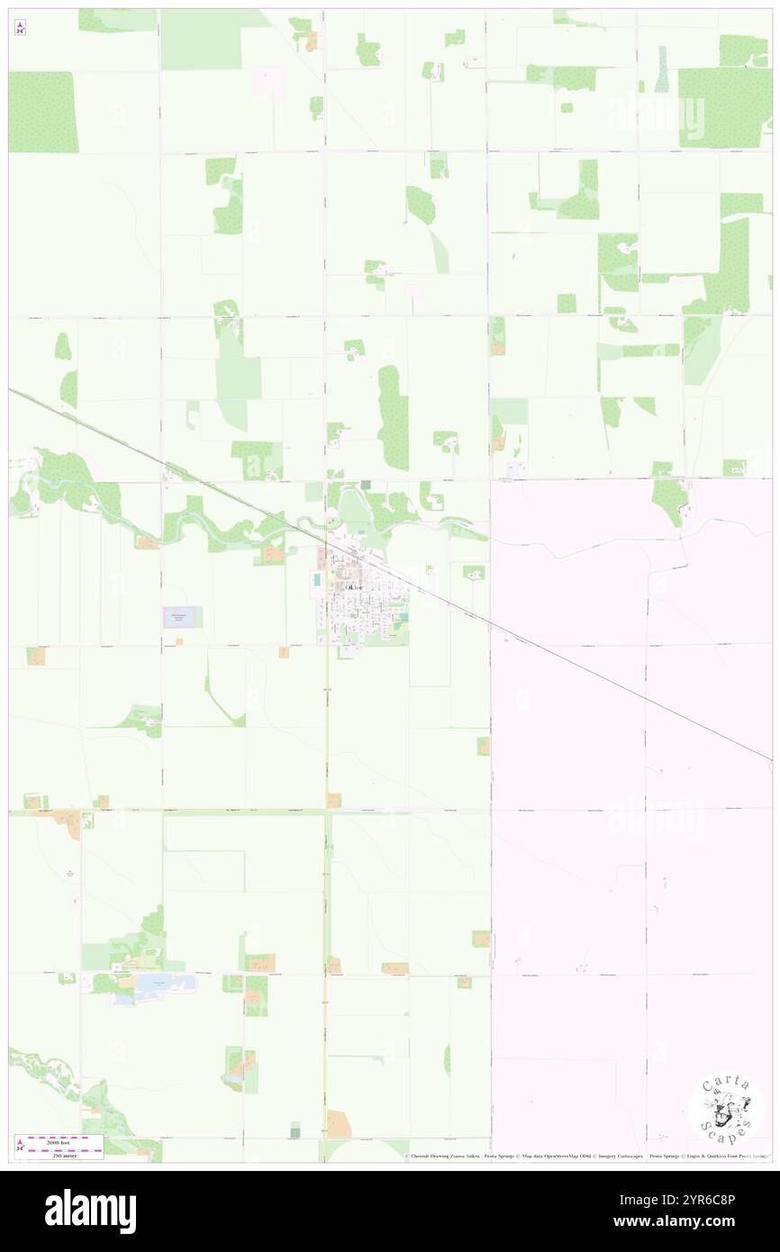 Carte du minnesota du lac rouge Banque d'images détourées - Alamy