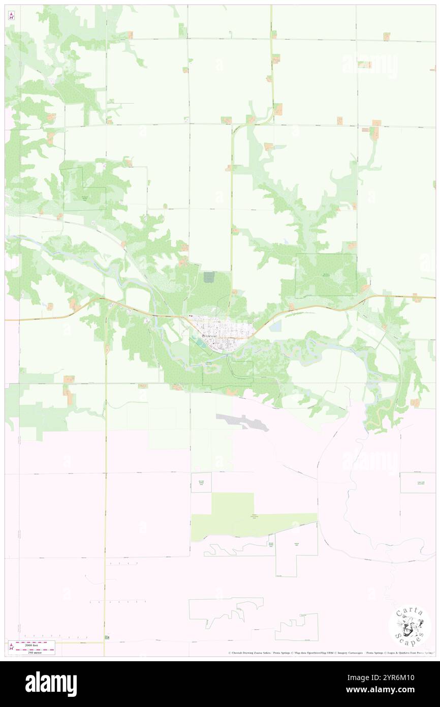 Carte de l'iowa peterson Banque de photographies et d’images à haute ...