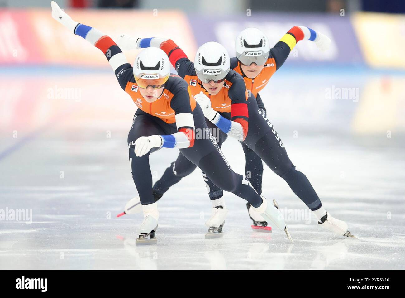 L'équipe néerlandaise remporte la poursuite par équipe de sprint ...