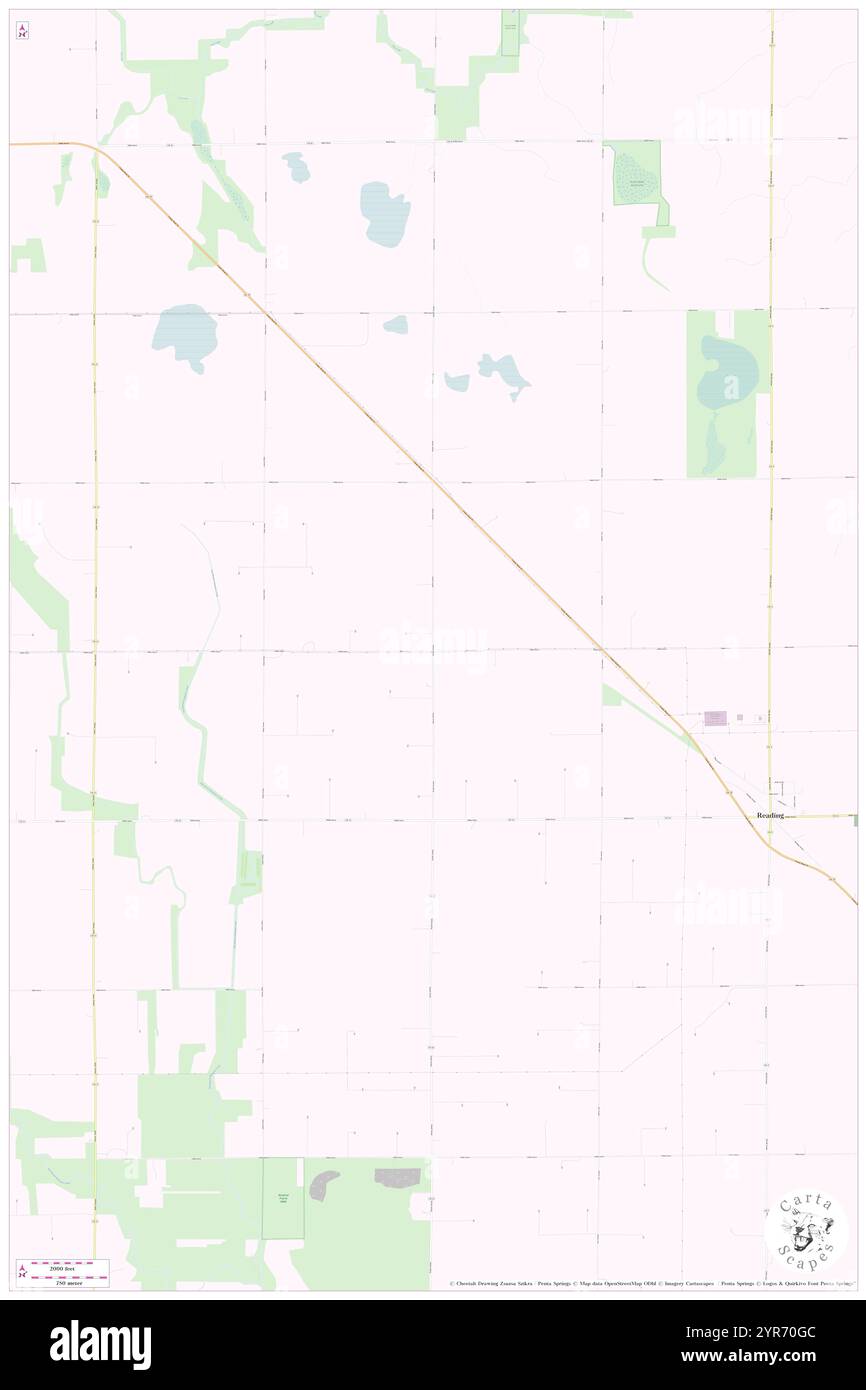 Carte du lac au sommet Banque d'images détourées - Alamy
