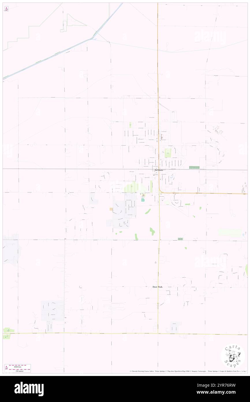 Canton de Keener, Comté de Jasper, É.-U., États-Unis, Indiana, n 41 11 ...