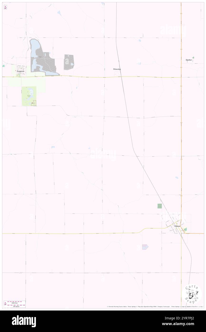 Canton de Greencastle, comté de Marshall, États-Unis, Iowa, n 41 54' 21 ...