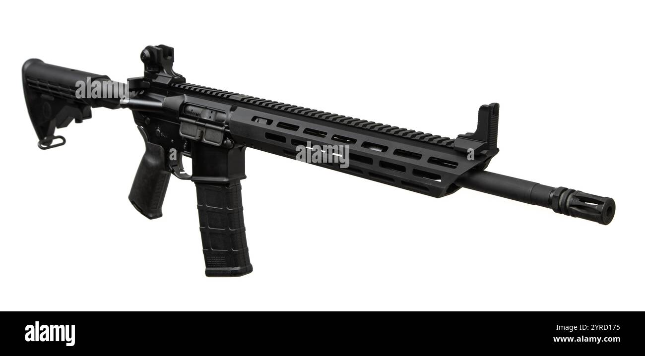 Fusil moderne de style AR avec un design modulaire léger, finition ...