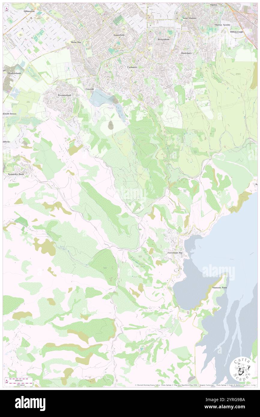 Hoon Hay Reserve, NZ, Nouvelle-Zélande, Canterbury, S 43 36' 29'', N ...