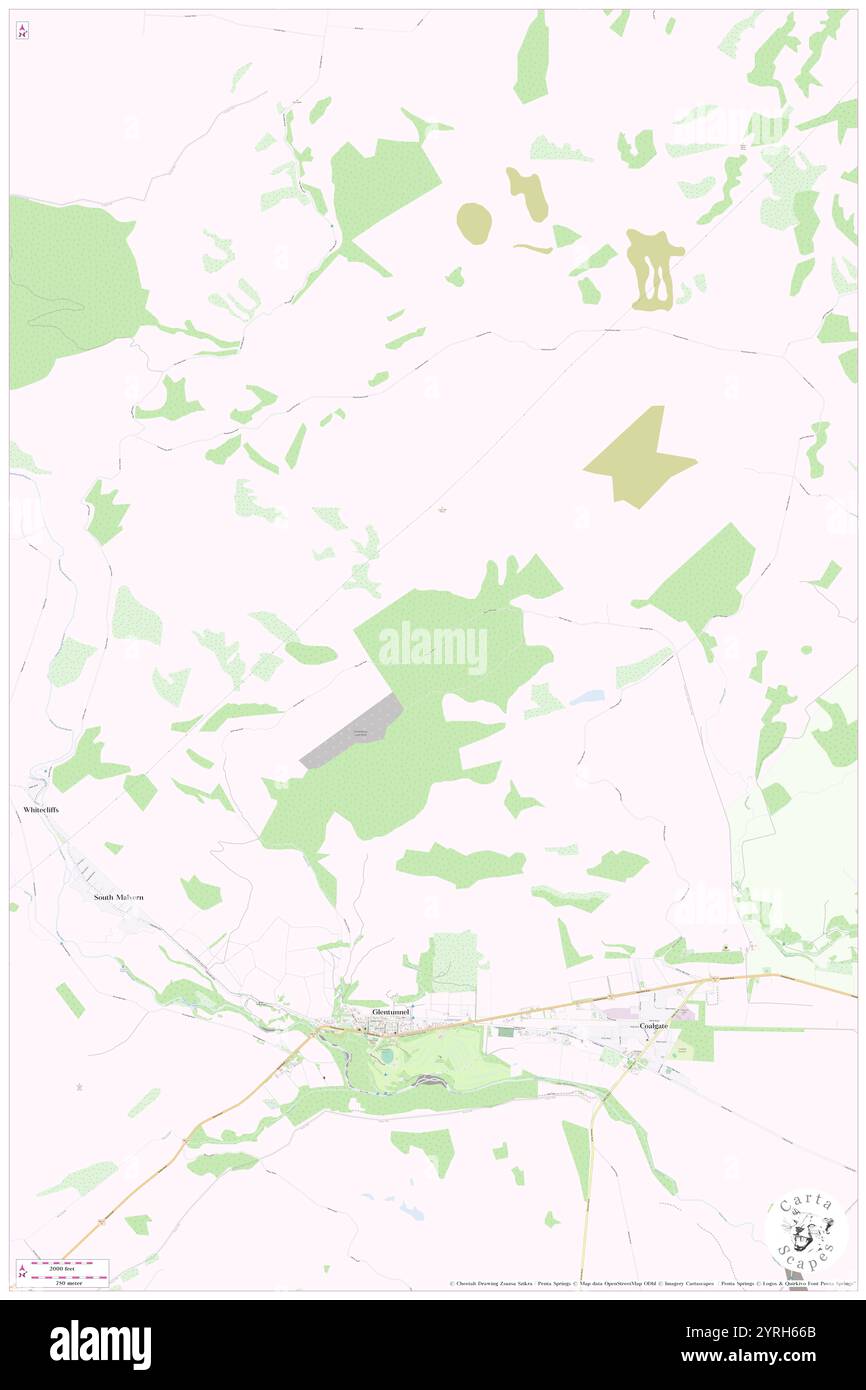 FORÊT de COALGATE, NZ, Nouvelle-Zélande, Canterbury, S 43 26' 53'', N ...