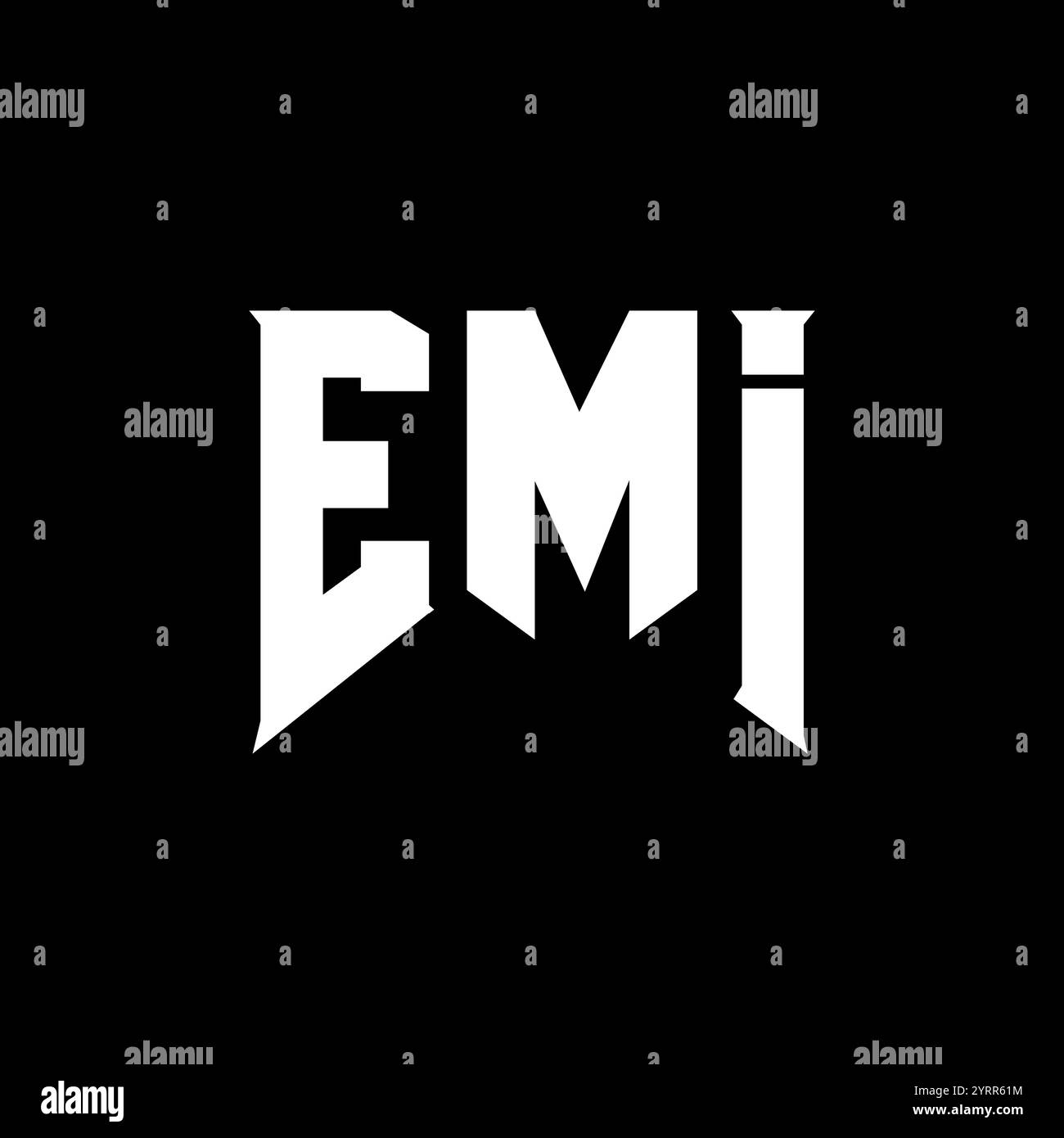Emi logo Banque d'images noir et blanc - Alamy