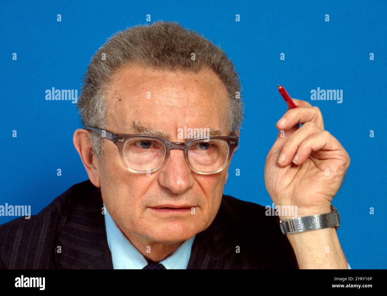 Paul Samuelson (1915 - 2009) économiste américain, qui a été le premier ...