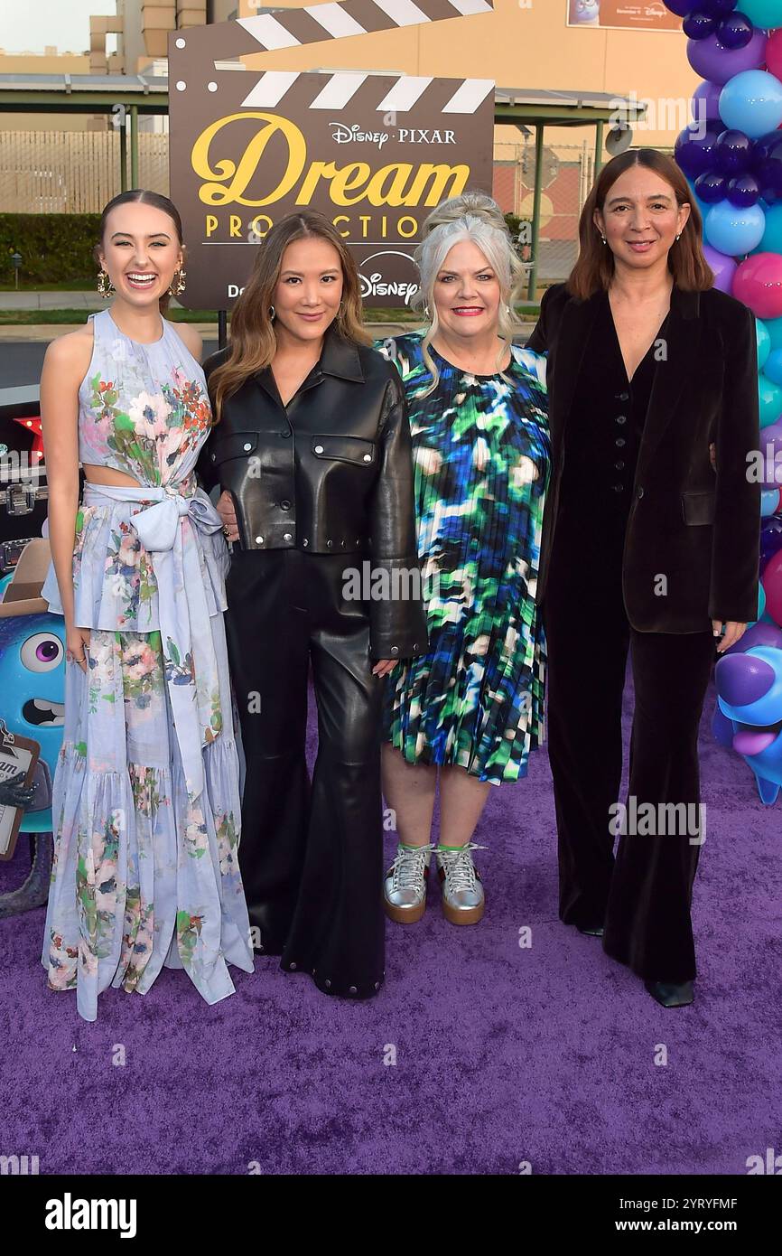 Kensington Tallman, Ally Maki, Paula Pell und Maya Rudolph beim Launch ...