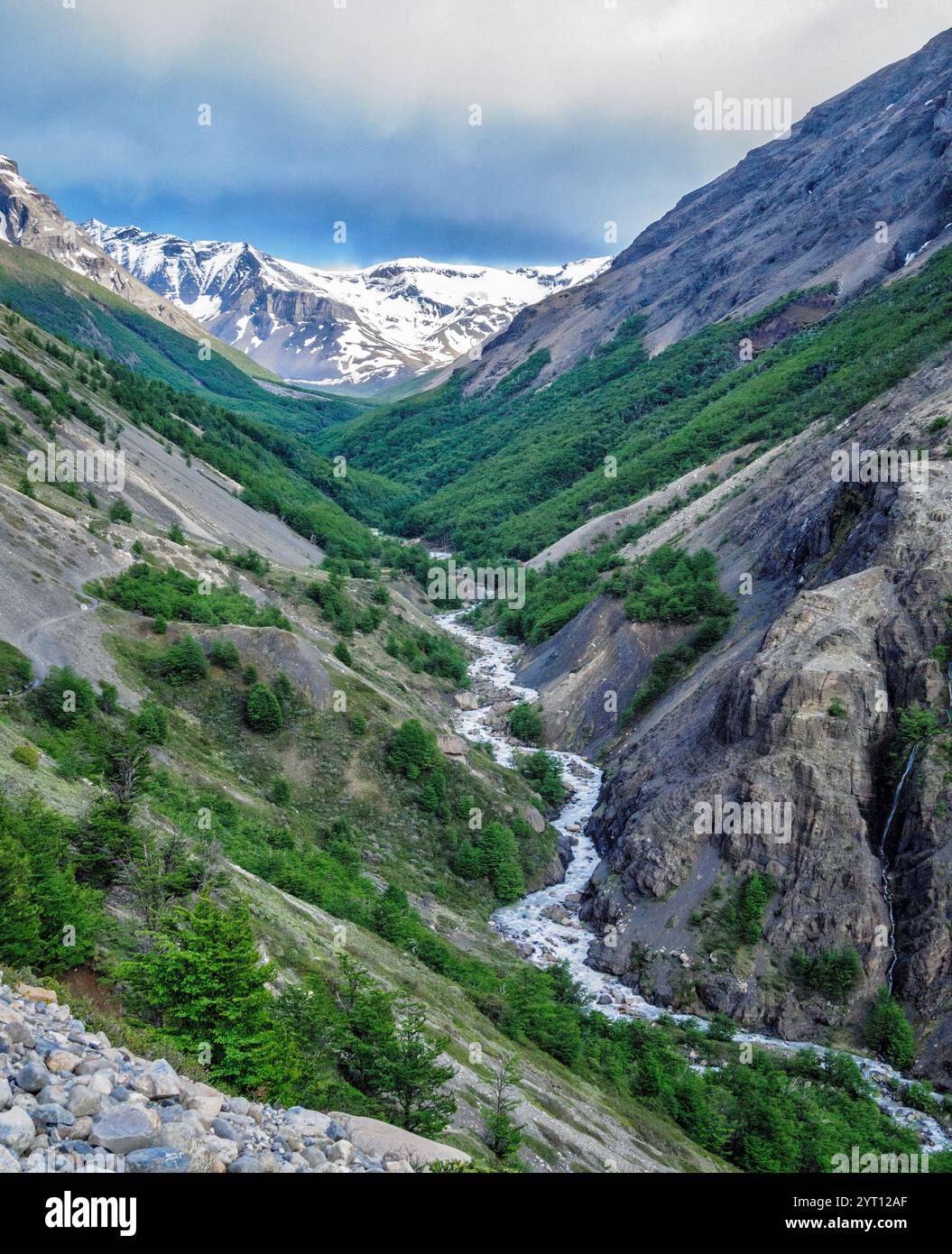 Le Rio Ascencio du Paso de los Vientos le Col des vents sur le célèbre ...