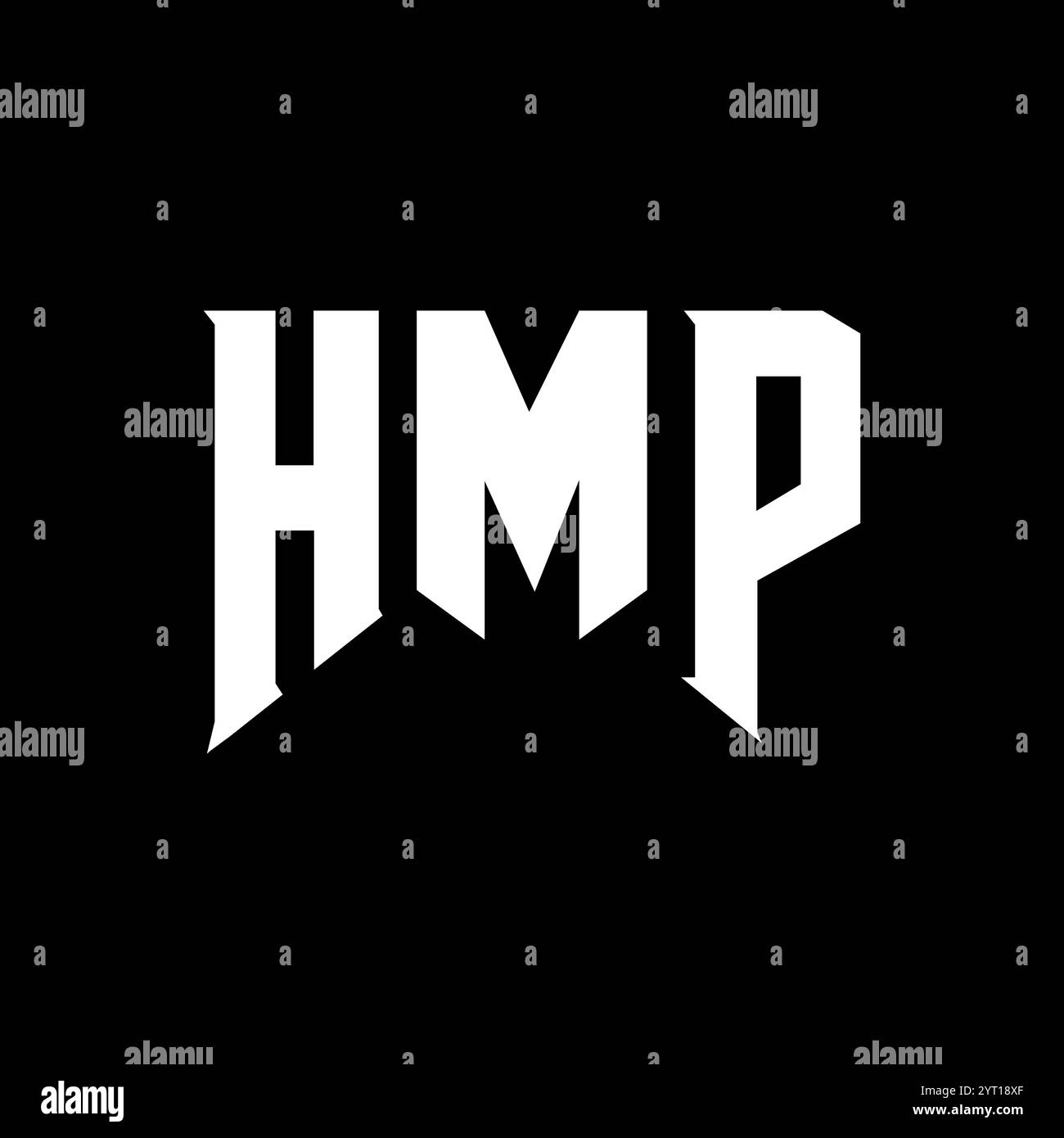 Logo de la technologie hmp Banque d'images noir et blanc - Alamy