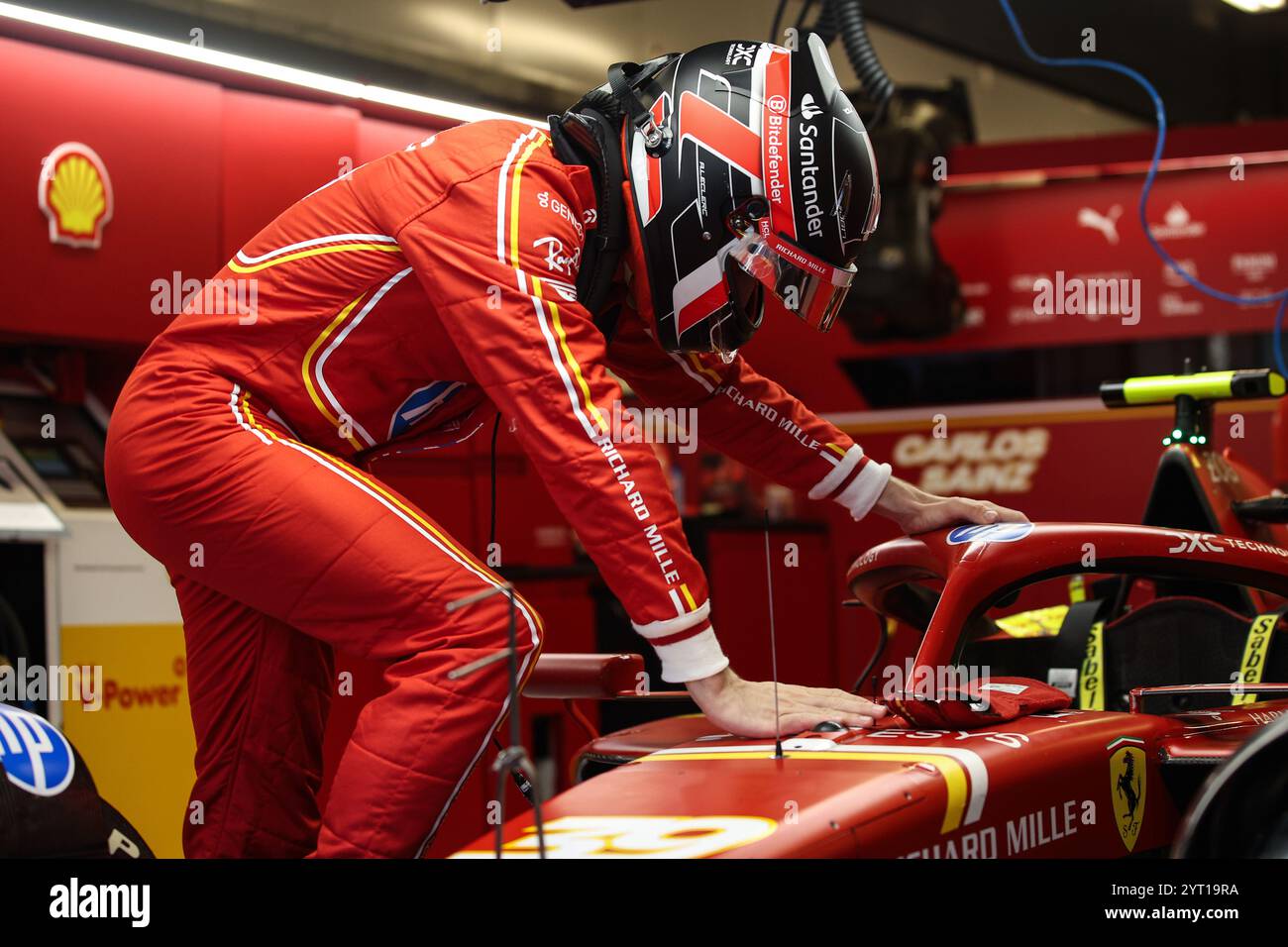 LECLERC Arthur (mco), Scuderia Ferrari SF-24, portrait lors du Grand ...